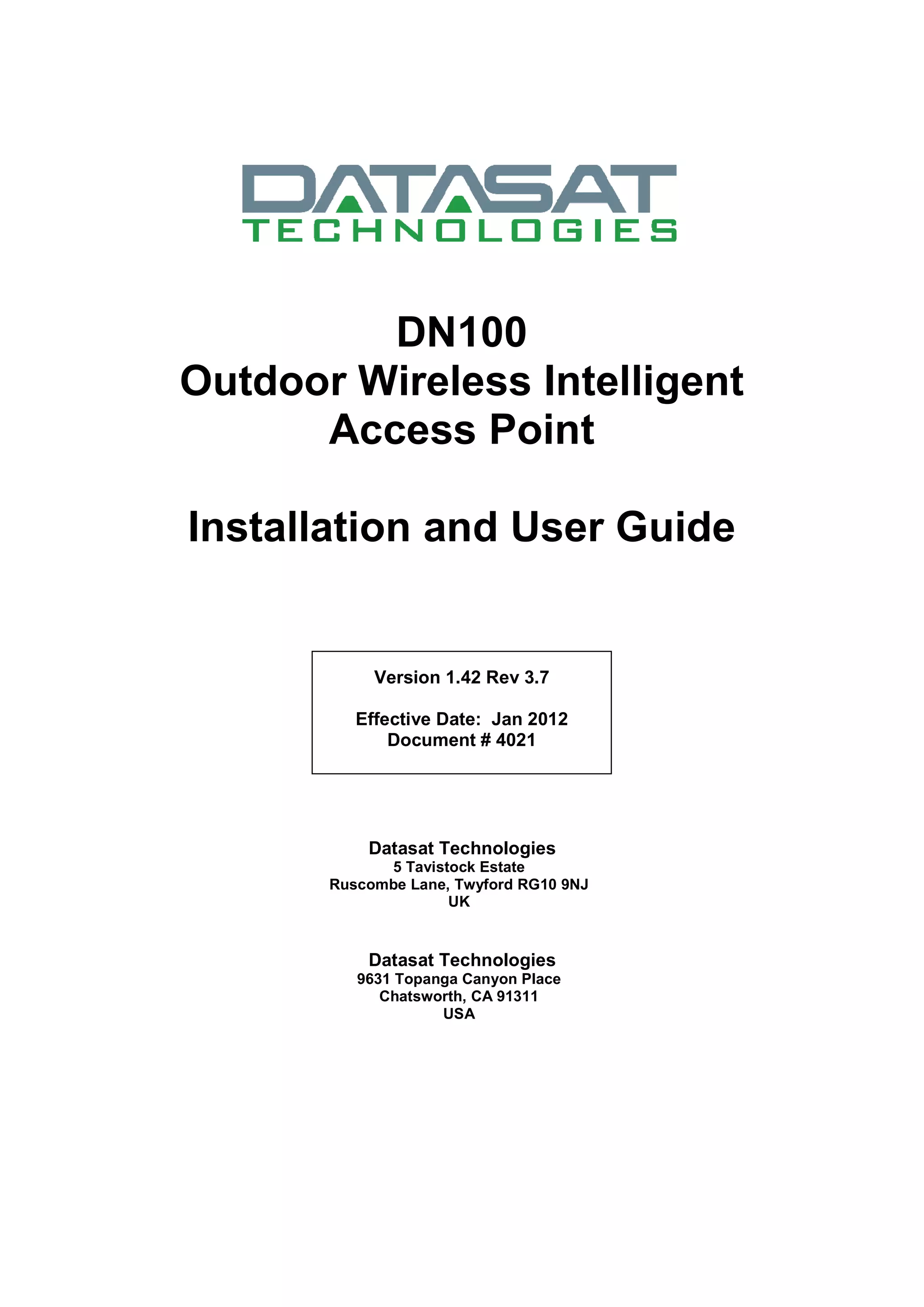 Dn100 user-manual-1763462 | PDF