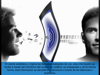 Llamadas telefonicas via internet (VOIP) | PPTX