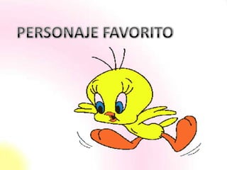PERSONAJE FAVORITO | PPTX