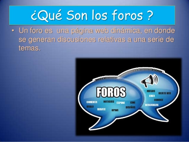 informatica en la vida diaria : FORO DE DISCUSION