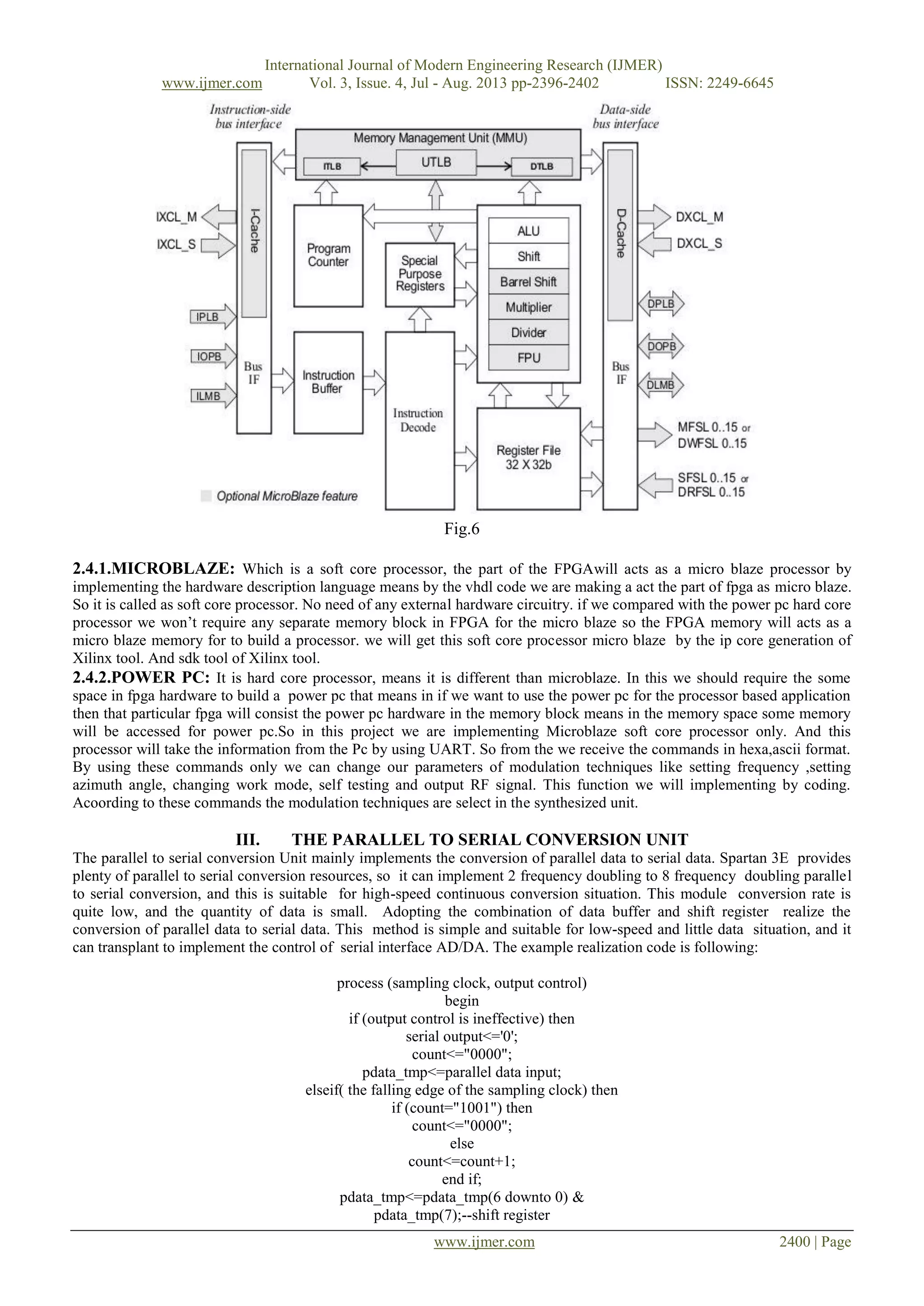 High speed customized serial protocol for IP integration on FPGA based SOC applications | PDF ...