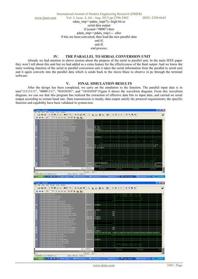 High speed customized serial protocol for IP integration on FPGA based SOC applications | PDF ...