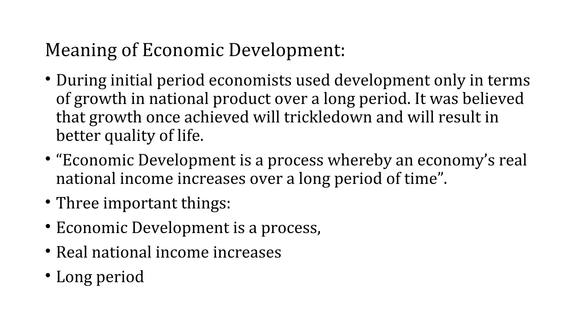 Economic development | POT
