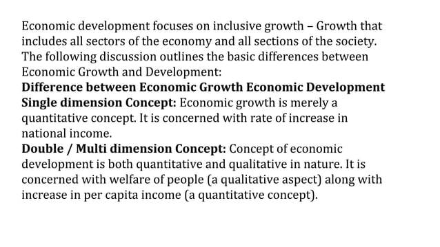 Economic development | POT | Debated Sensitive Social Issues ...