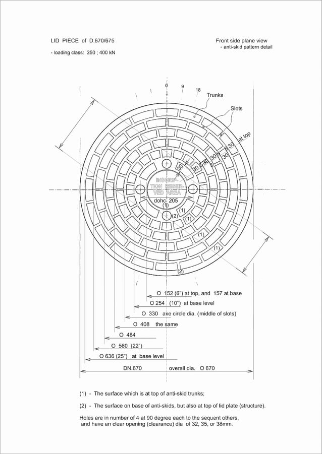 Municipal Castings - Ductile Iron Manhole Covers - D400 - 600 mm | PDF