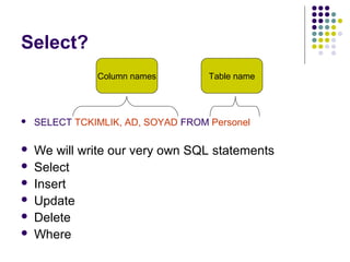 Access data connection | PPT
