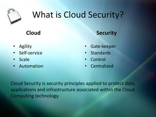 Cloud Security | PPTX