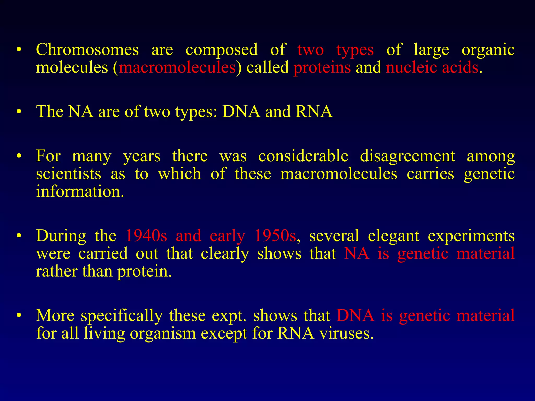 DNA -Genetic Material | PPT