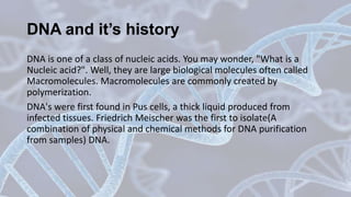 Introduction to DNA | PPTX