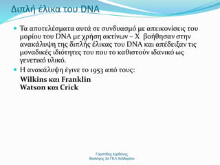 διπλή έλικα του Dna | PPSX