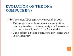 DNA & Bio computer | PPT