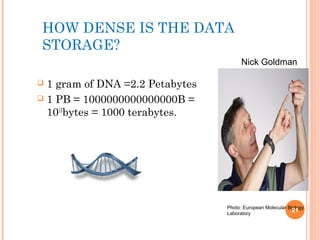 DNA & Bio computer | PPT