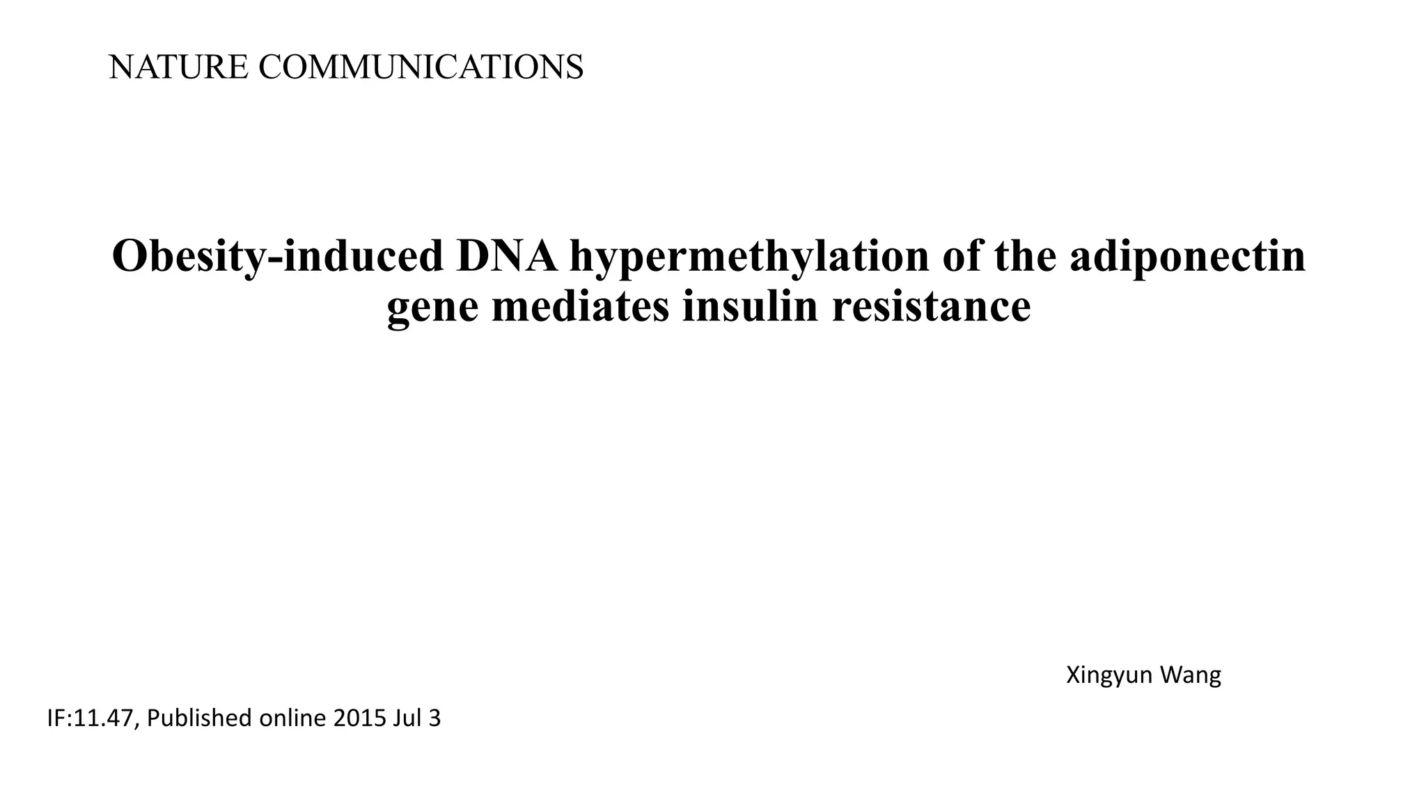 A reading report for | PPT