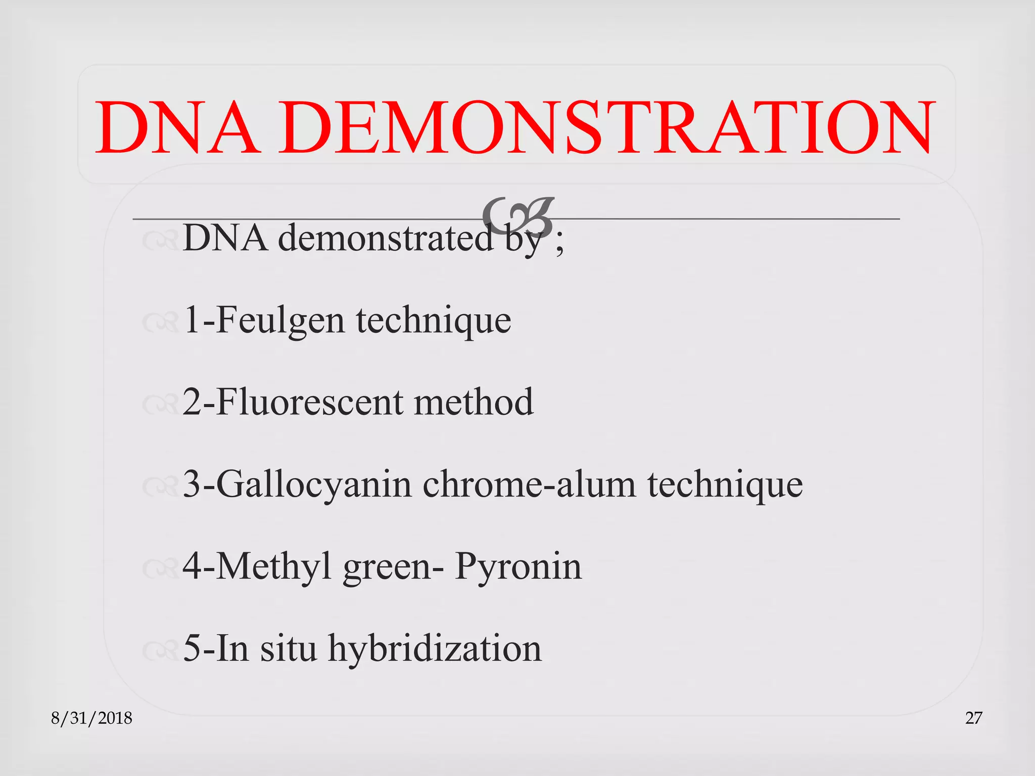 Demonstration of protein and nucleic acids | PPTX