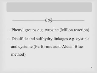 Demonstration of protein and nucleic acids | PPTX