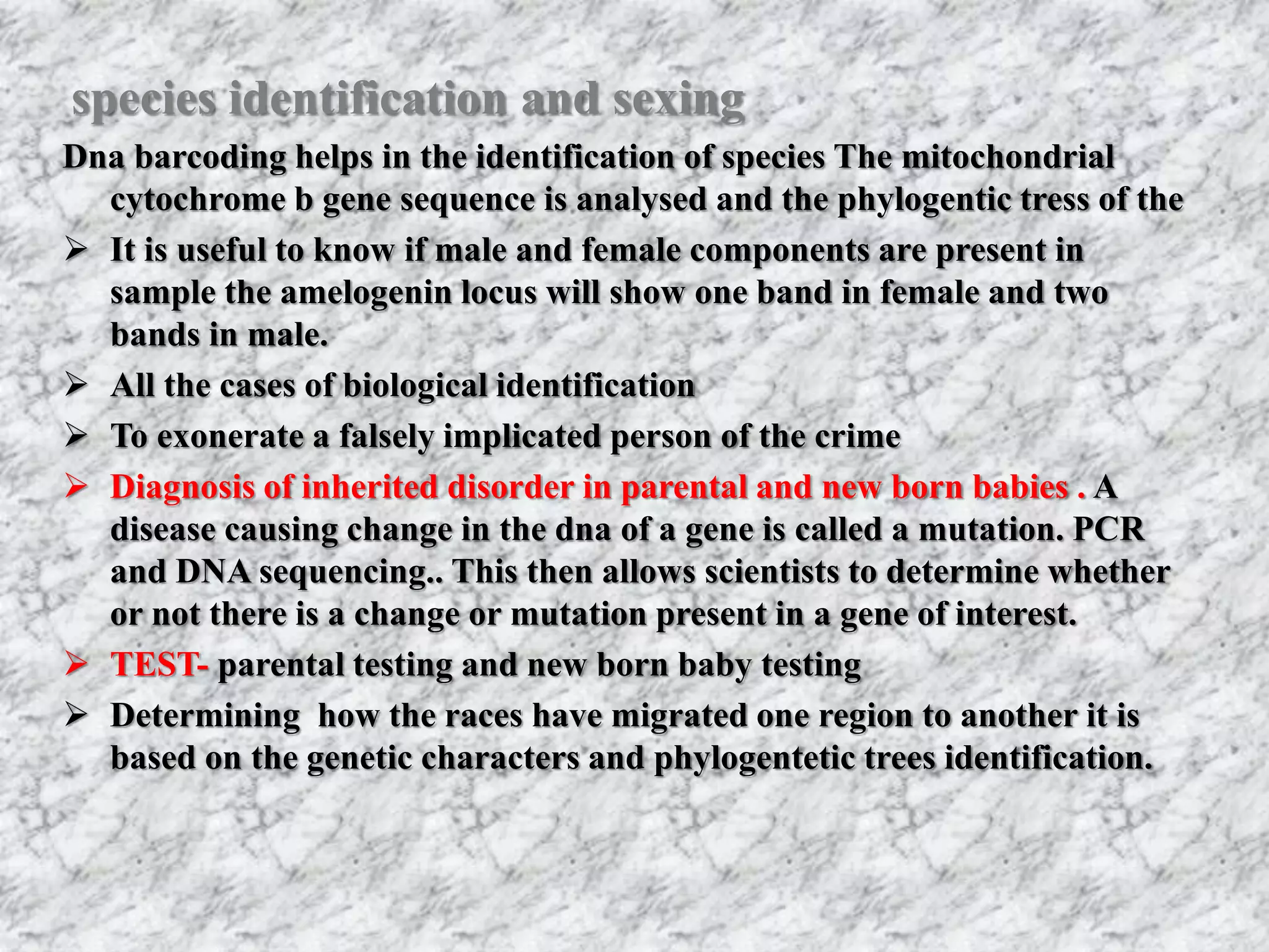 Forensic DNA Profiling | PPTX