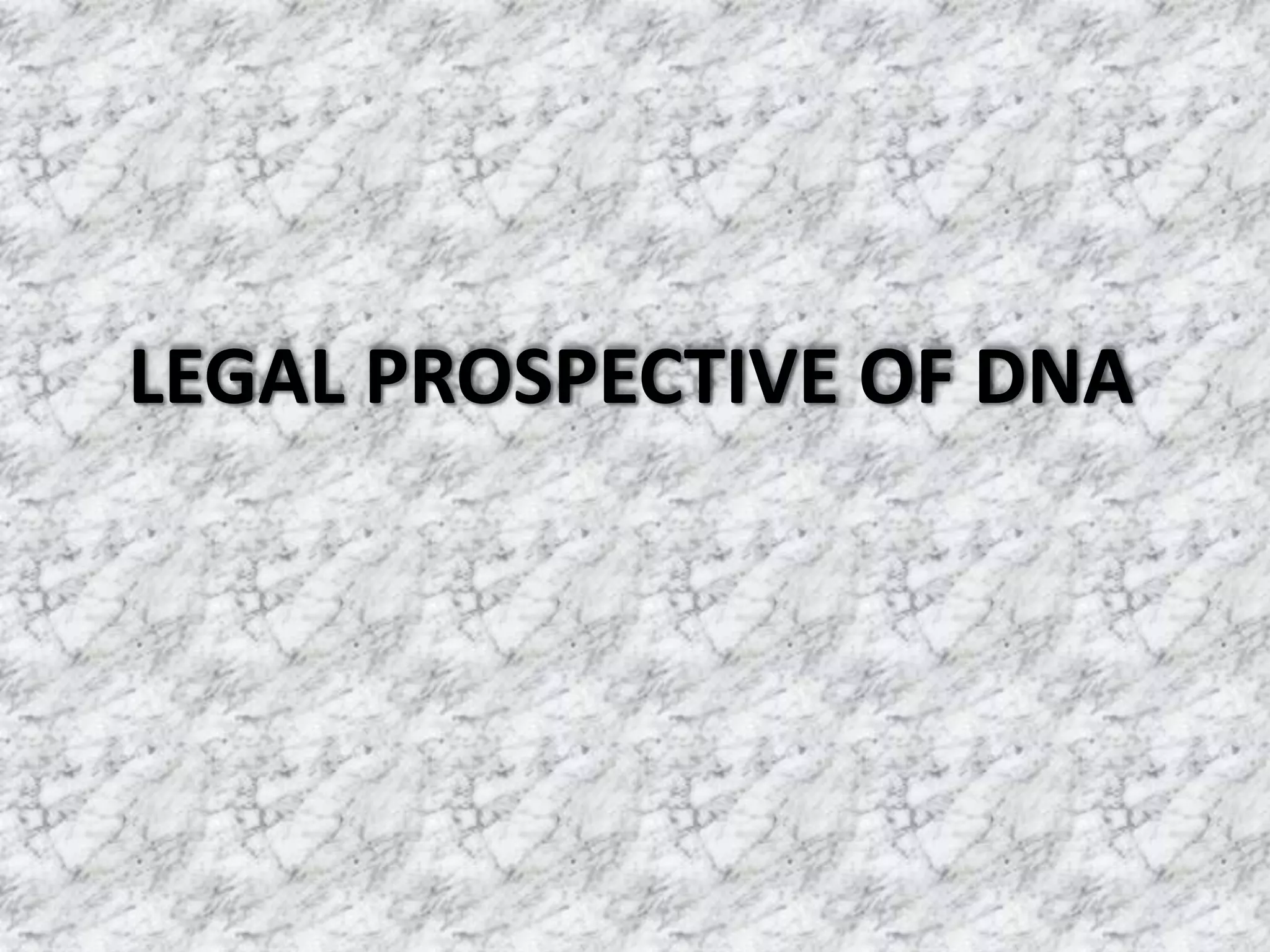 Forensic DNA Profiling | PPTX