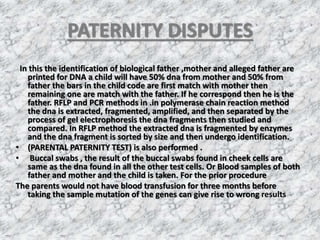 Forensic DNA Profiling | PPTX