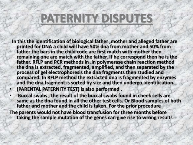 Forensic Dna Profiling Pptx