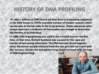 Forensic DNA Profiling | PPTX