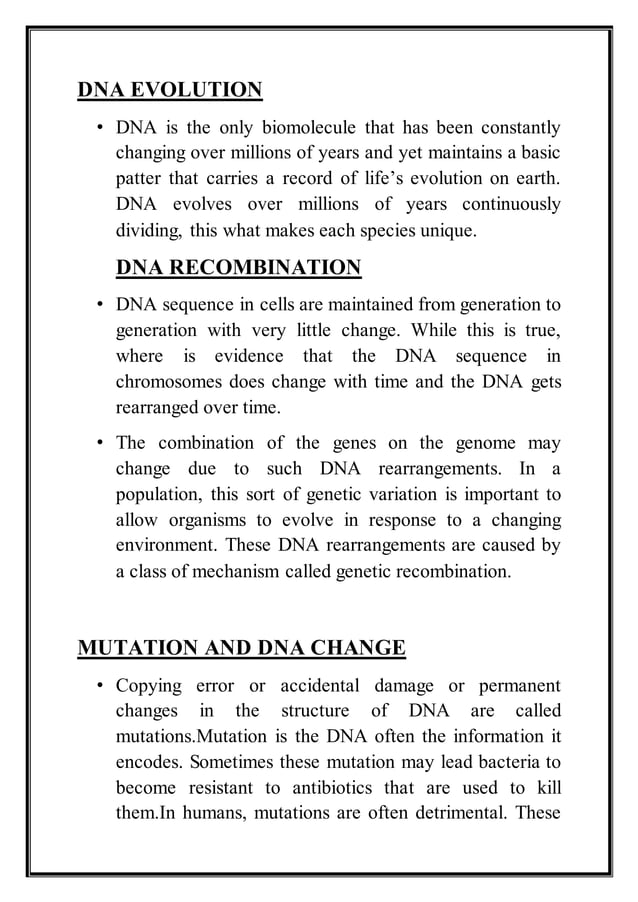 Dna | DOCX | Genetics | Science