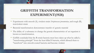 DNA as genetic material | PPTX