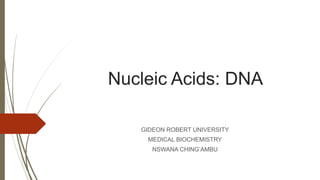 DNA.pptx | Genetics | Science