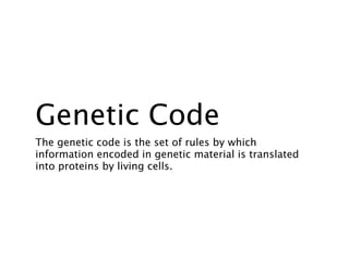 DNA Encoding Protocol | KEY