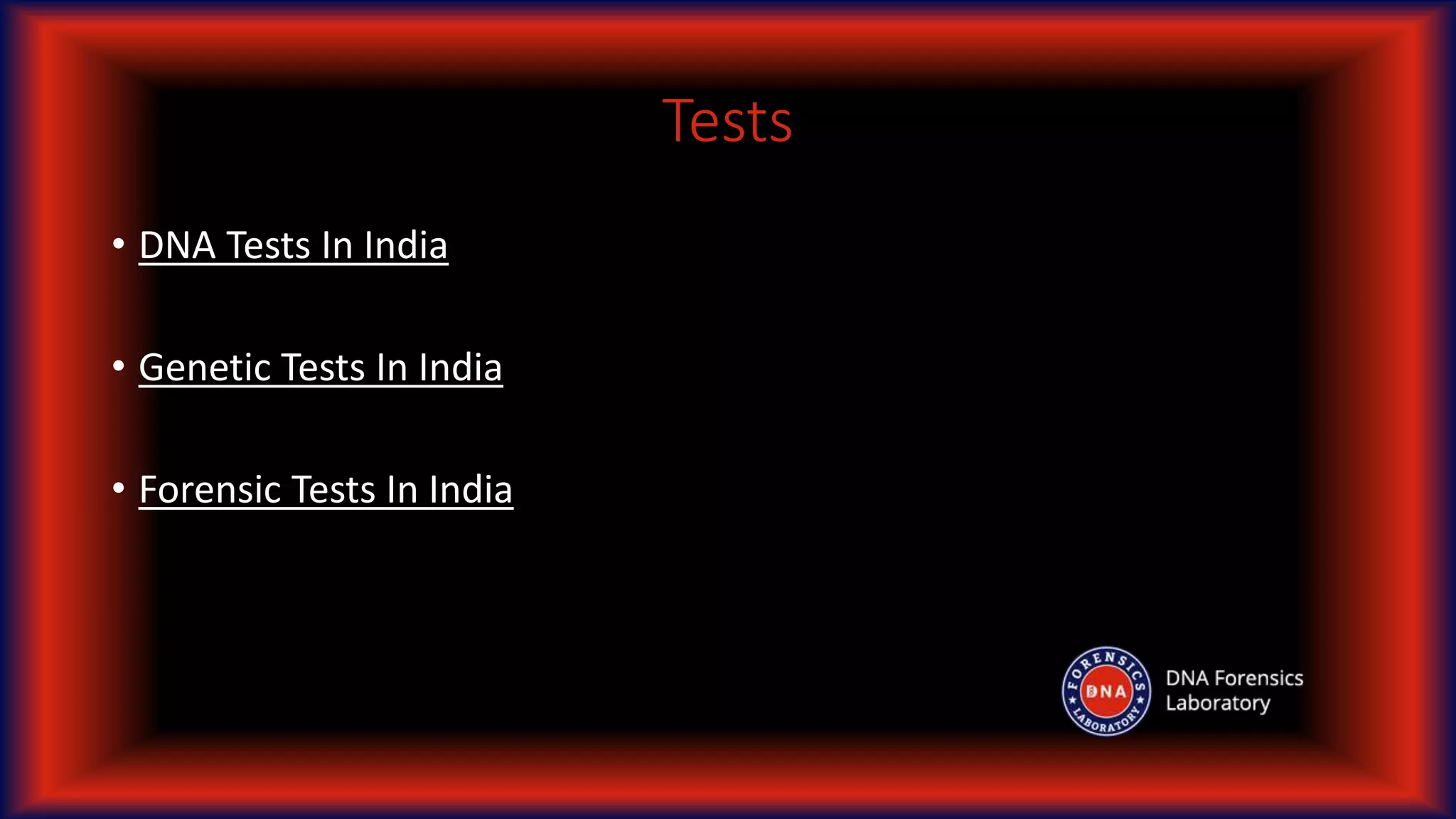 Dna Forensics Lab | PPT