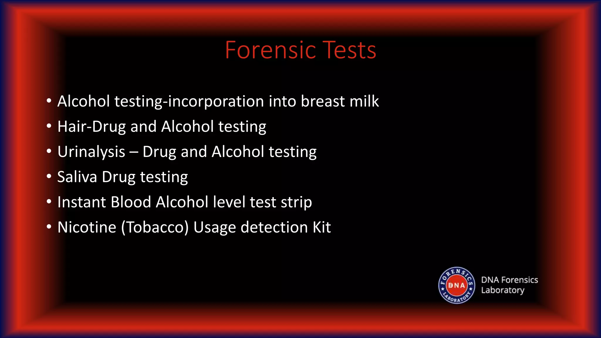 Dna Forensics Lab | PPTX