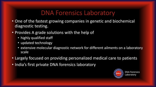 Dna Forensics Lab | PPT