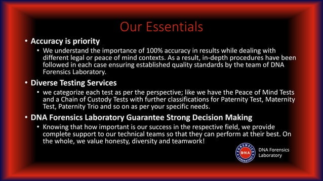 Dna Forensics Lab | PPT