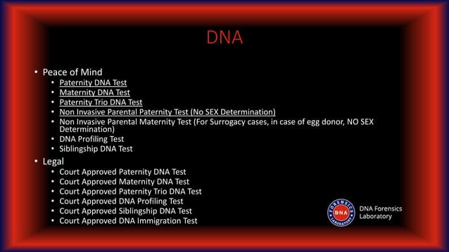 Dna Forensics Lab | PPT
