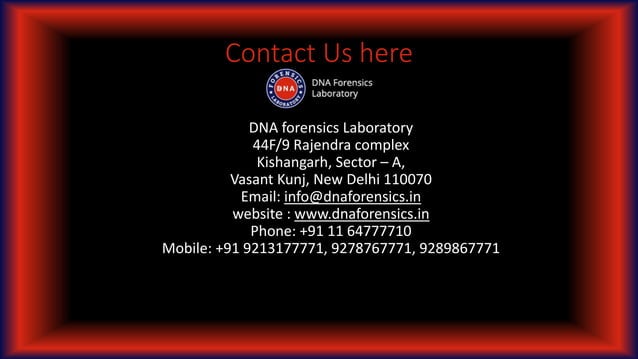 Dna Forensics Lab | PPT