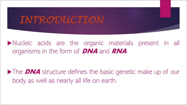 Structure and Functions of DNA. | PDF
