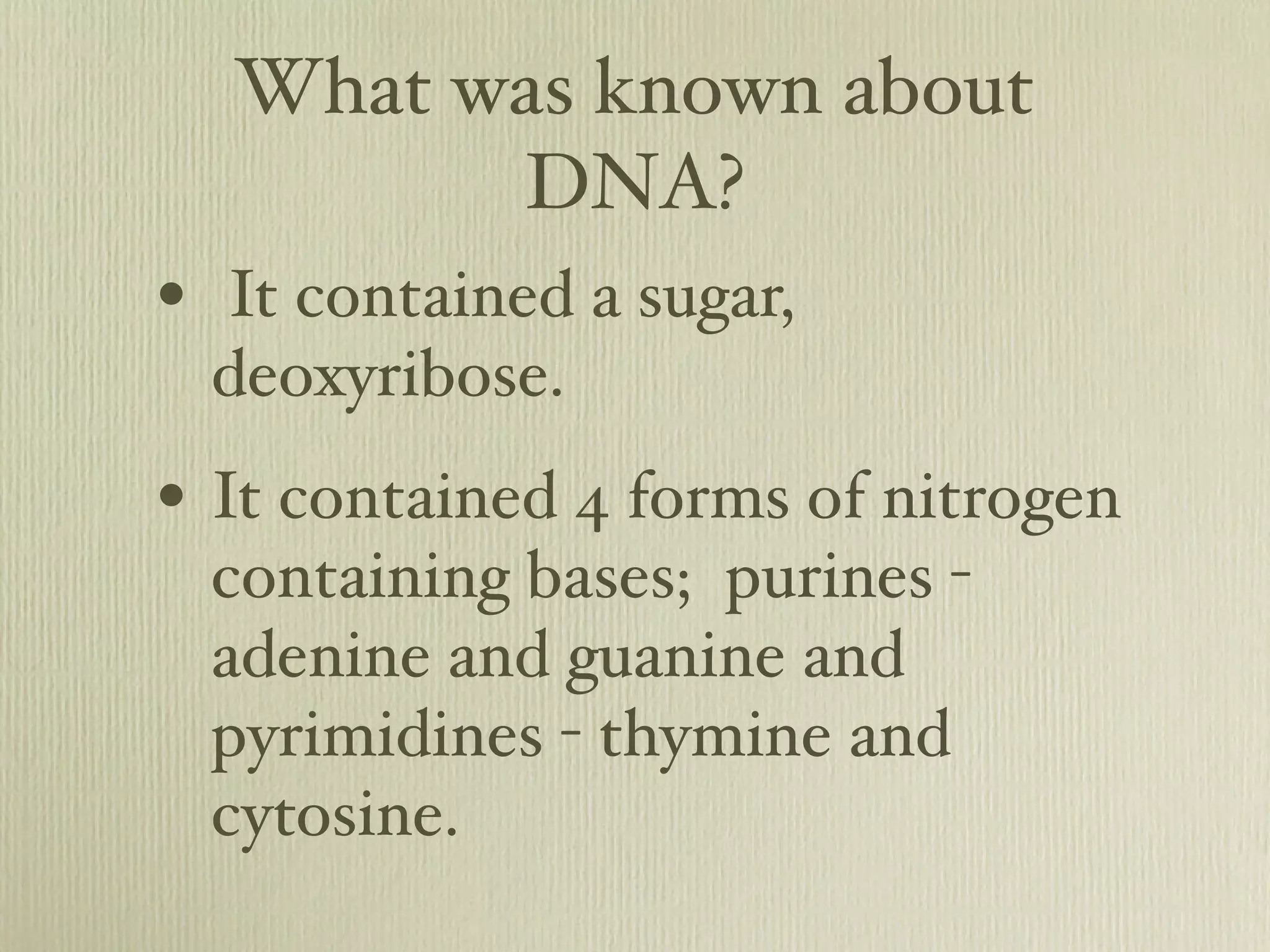 DNA Lecture slides | PDF