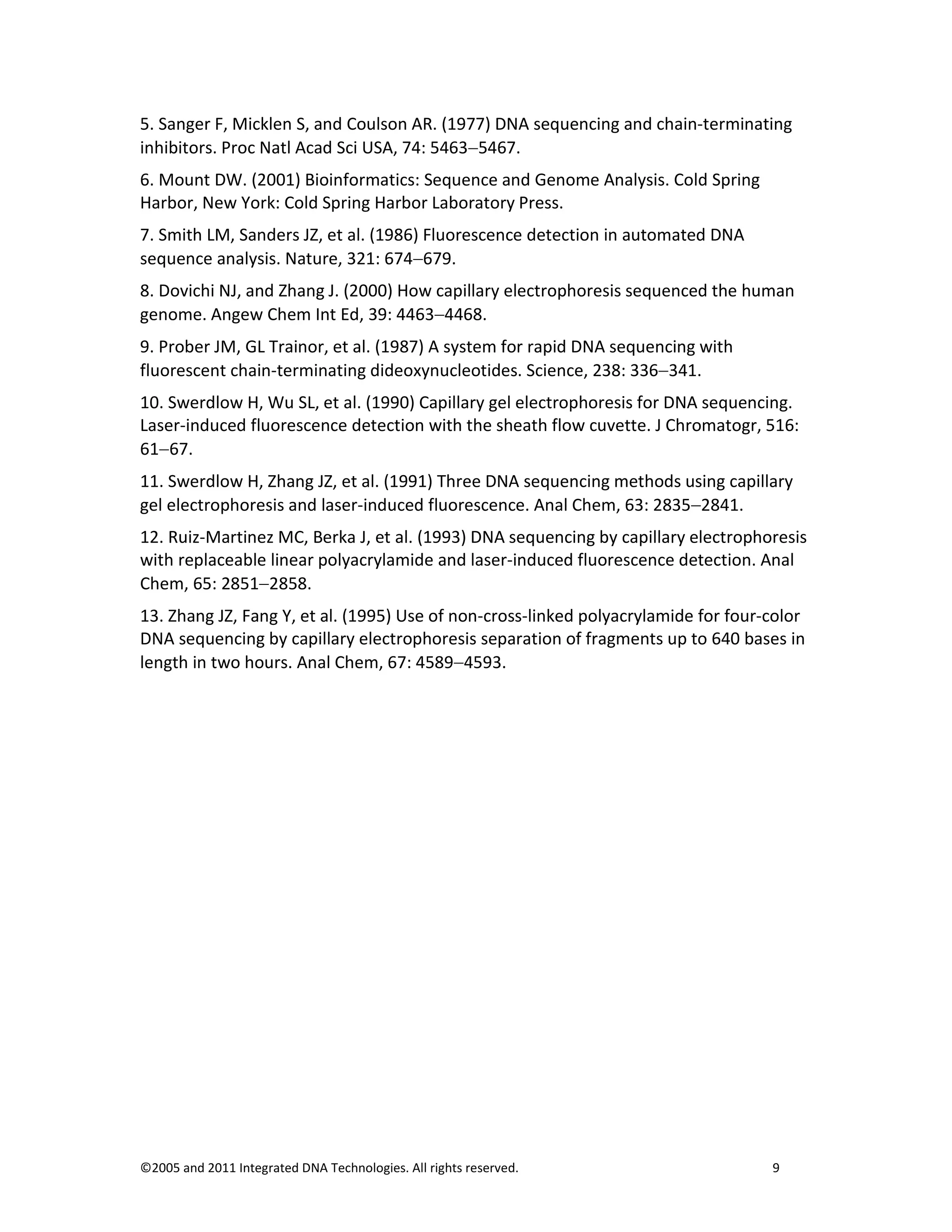 Dna sequencing | PDF