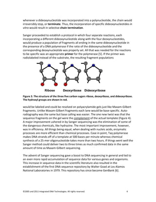 Dna sequencing | PDF