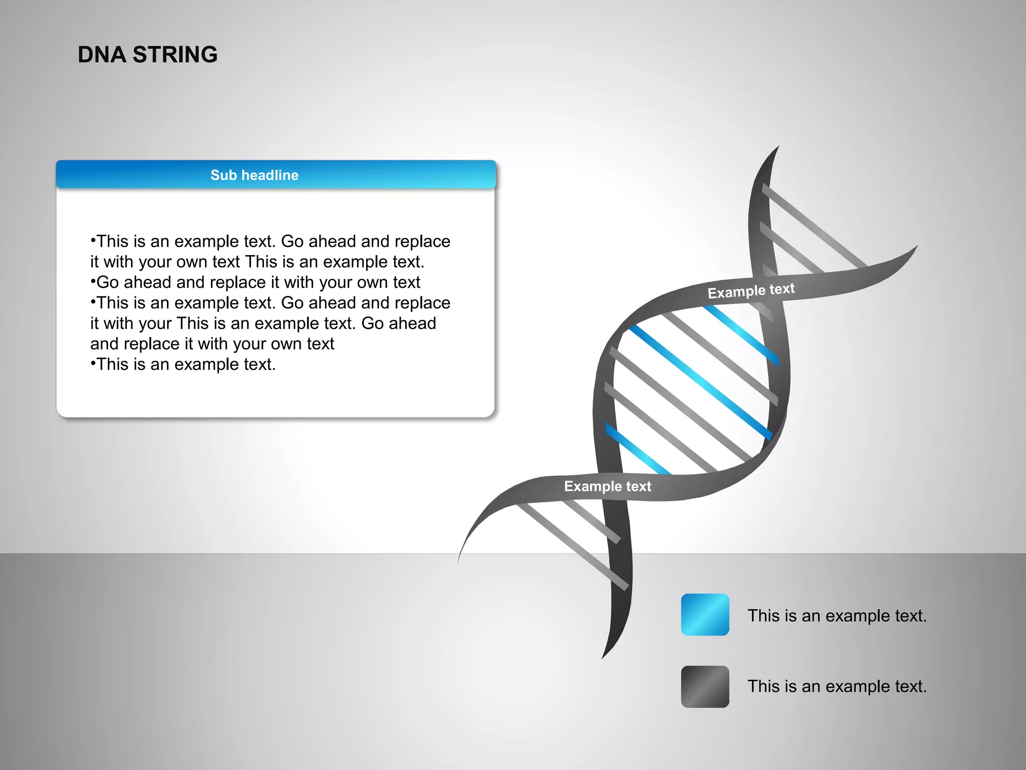 DNA Strand Diagram for PowerPoint | PPT