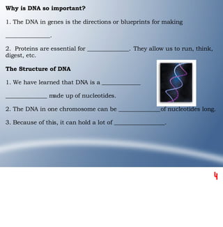 DNA Study Guide | PPT
