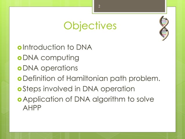 Dna algorithm ppt | PPT