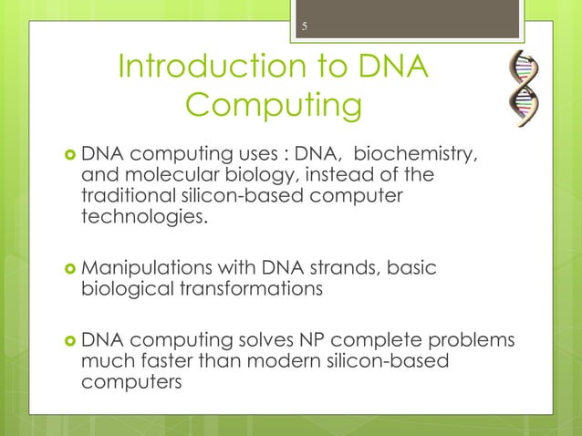 Dna algorithm ppt | PPT