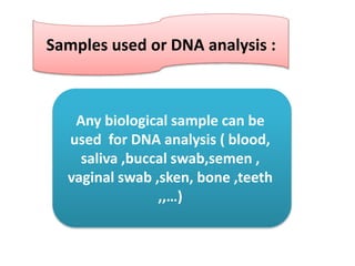 Dna analysis | PPT