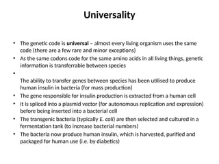 DNA and protein synthesis for high schoolers | PPT