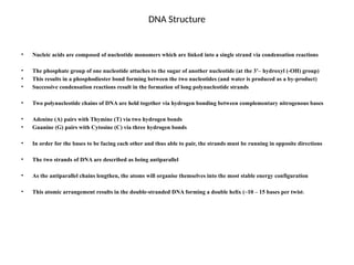 DNA and protein synthesis for high schoolers | PPTX