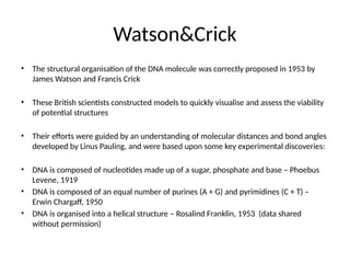 DNA and protein synthesis for high schoolers | PPT