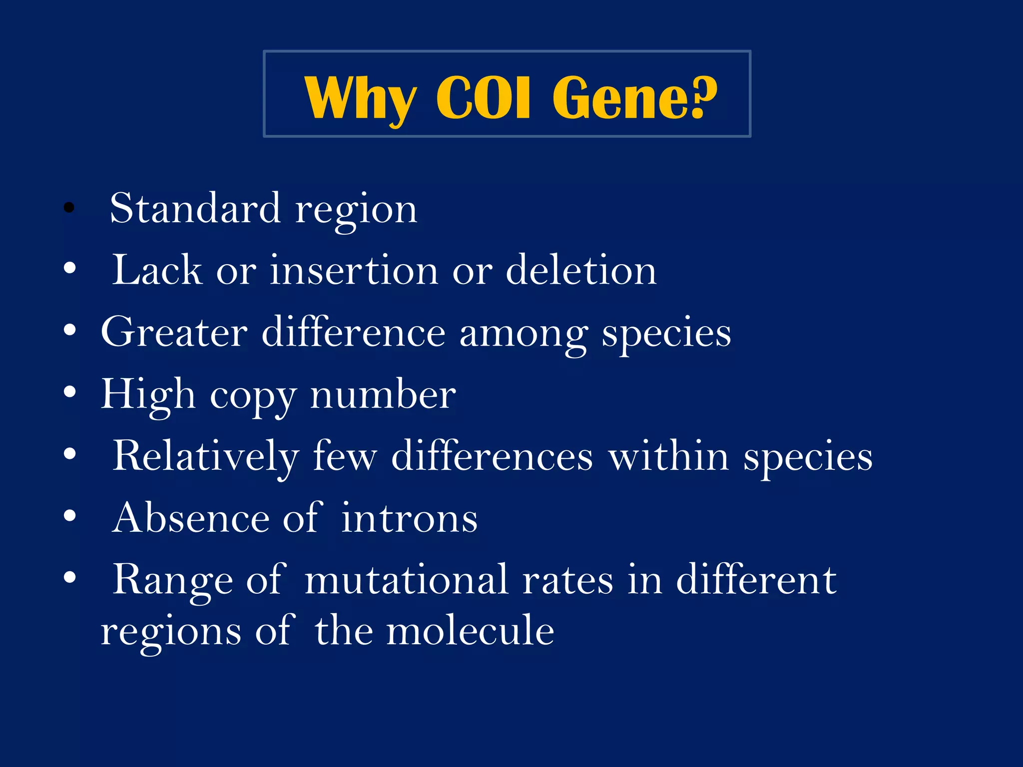 DNA and RAN based taxonomy in animals | PDF