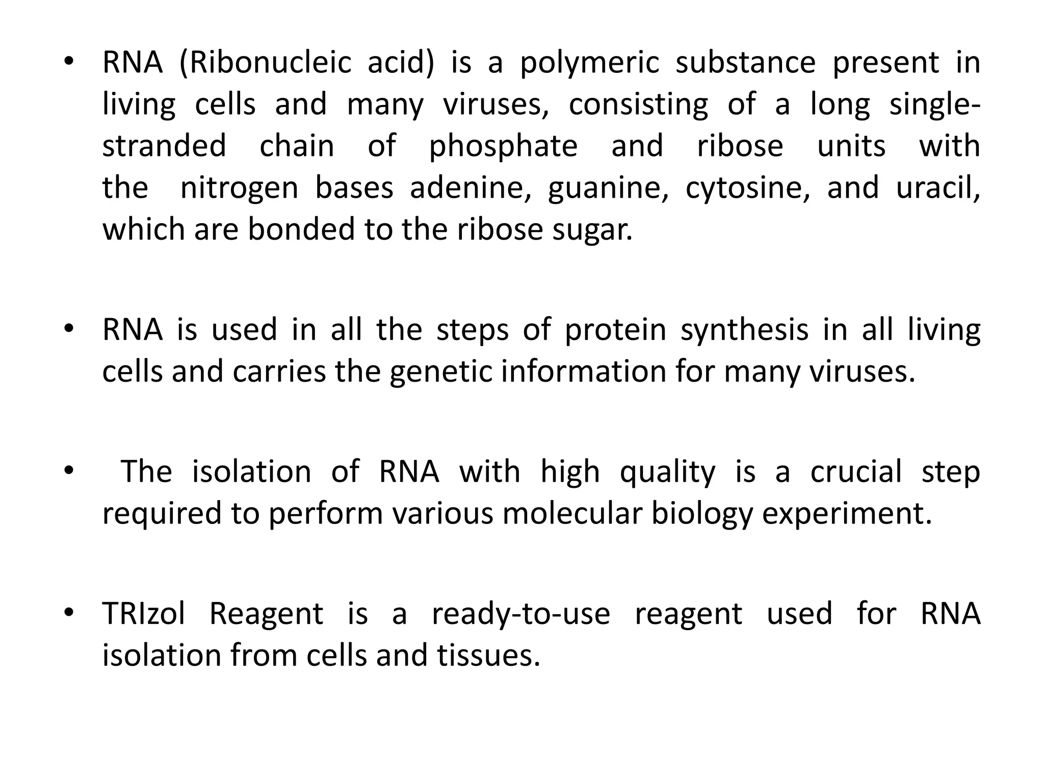 DNA and RNA extraction | PPTX