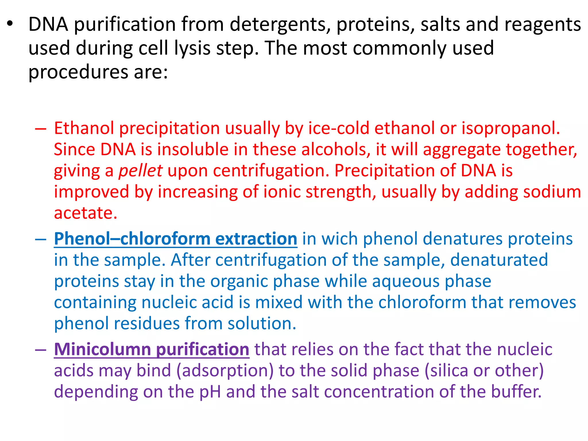 DNA and RNA extraction | PPTX