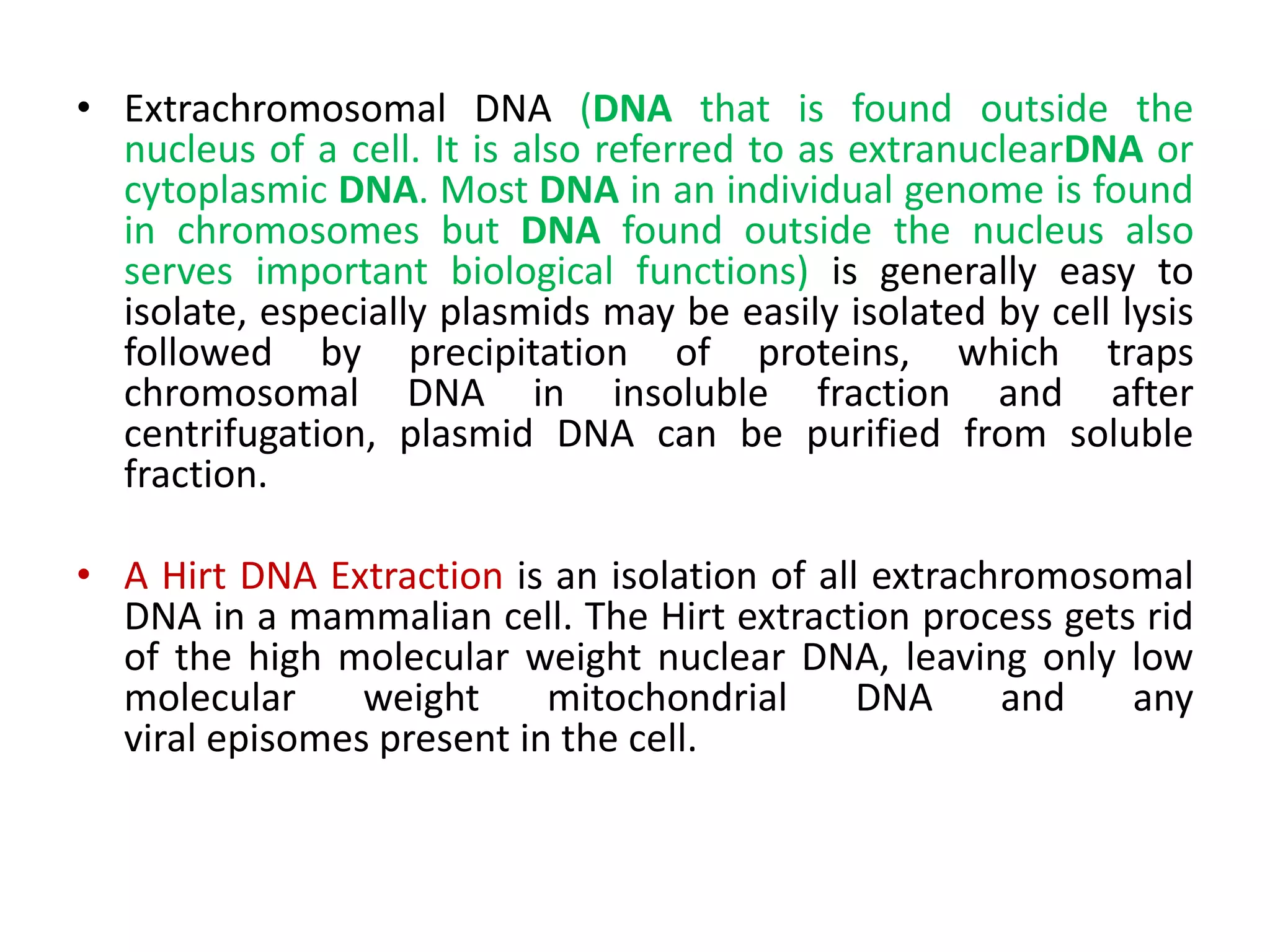 DNA and RNA extraction | PPTX